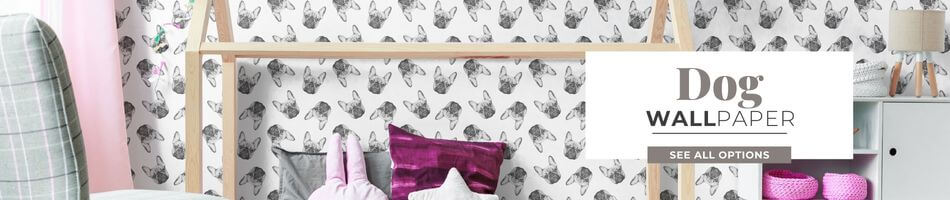 Dog wallpaper for walls: Shop Online | Walls By Me