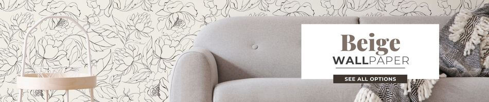 Beige Peel and Stick Wallpaper for Walls | Walls By Me