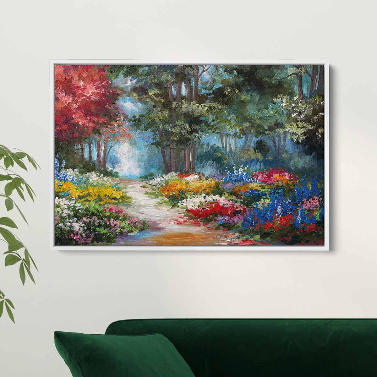 Multi Color Forest Wall Art Canvas 9640 | Walls By Me