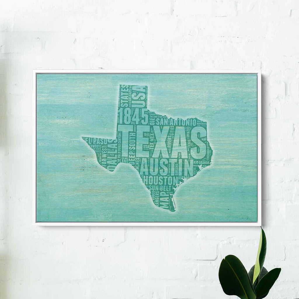 Blue Texas Wall Art Canvas 86_c | Walls By Me