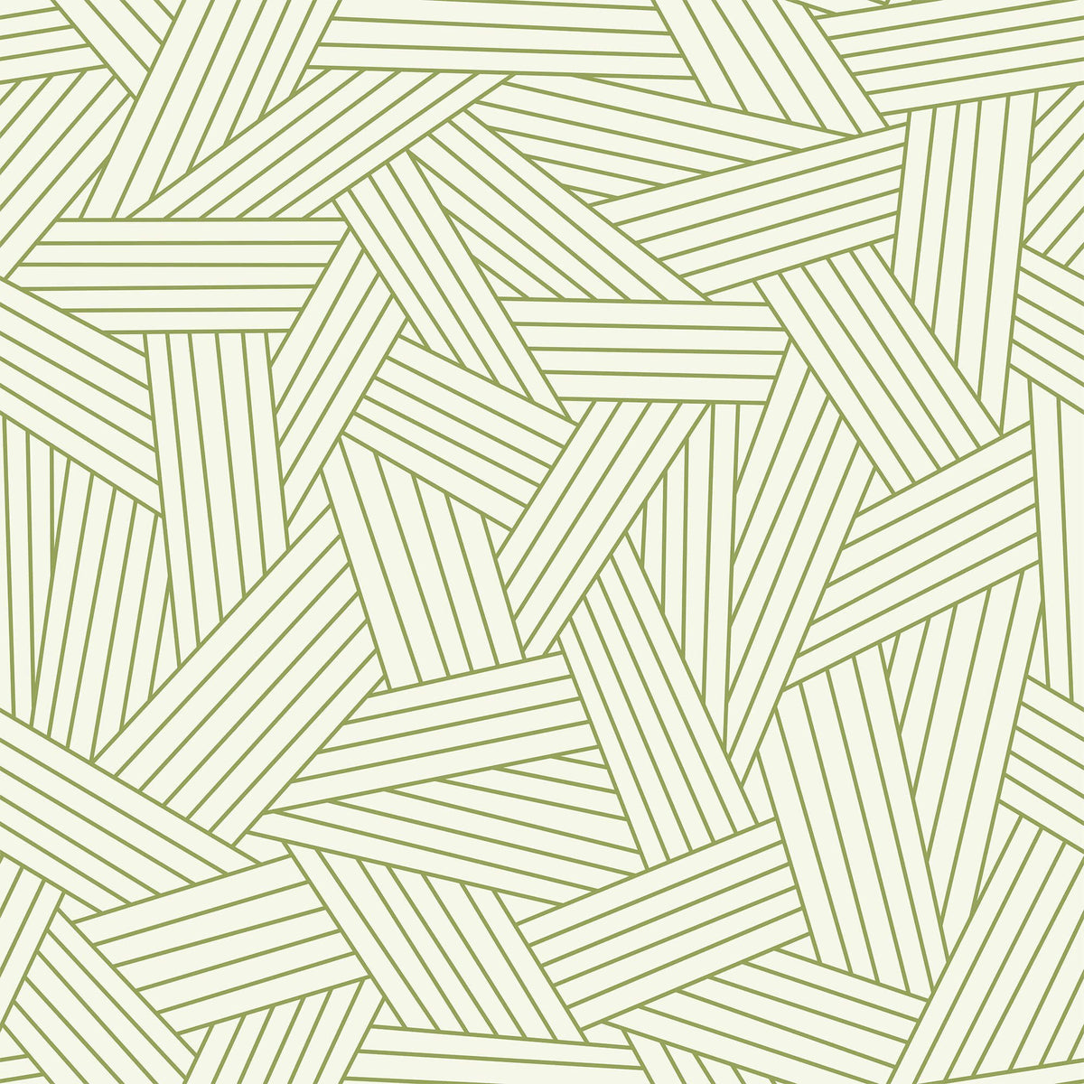 Green and Tan Pattern Geometric Wallpaper Walls By Me