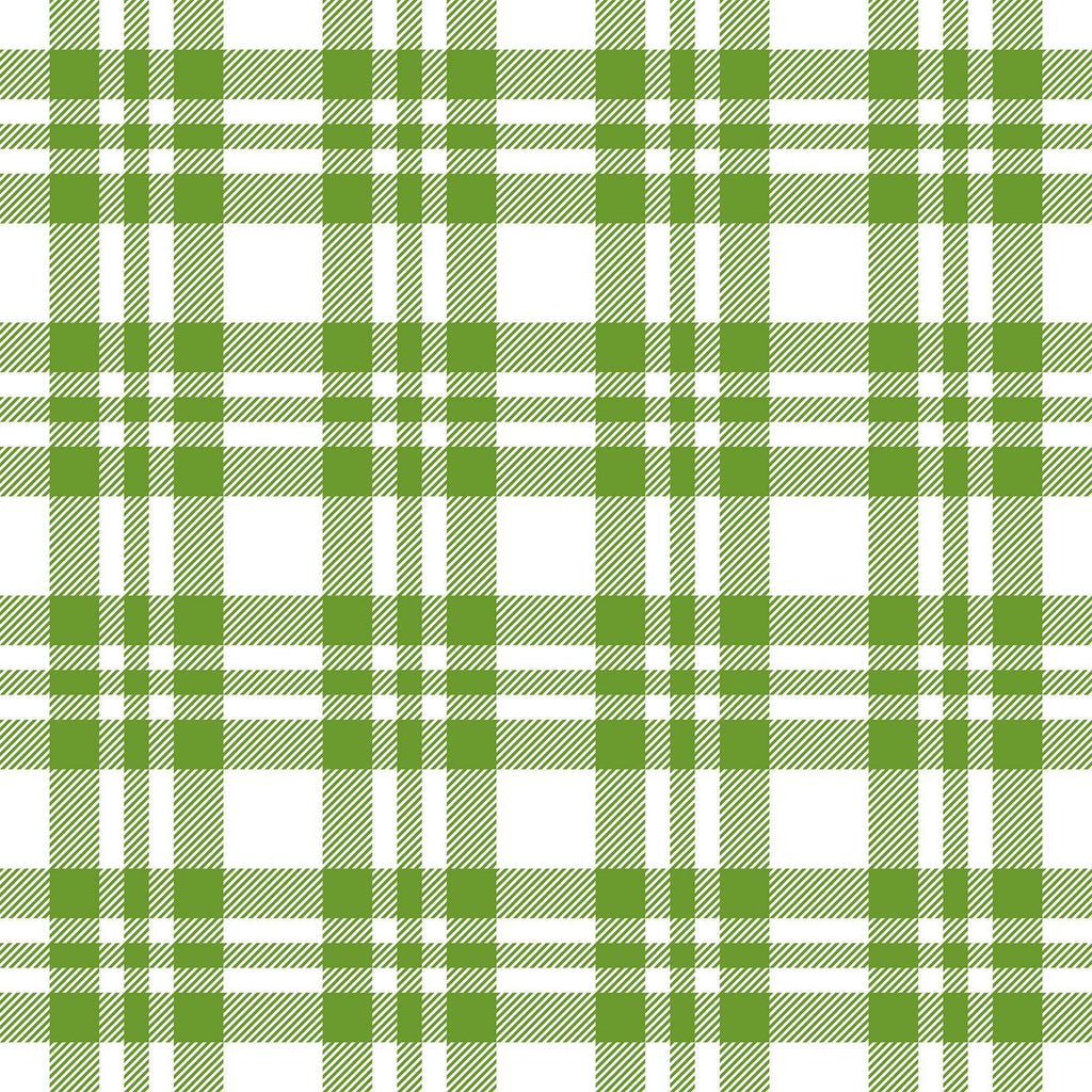 Green Plaid Removable Wallpaper | Walls By Me