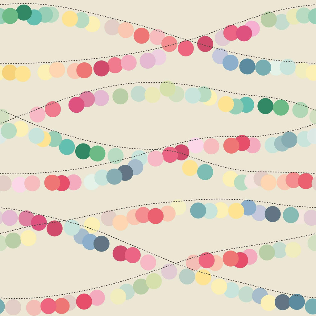 Tan Twinkle Lights Removable Wallpaper | Walls by Me