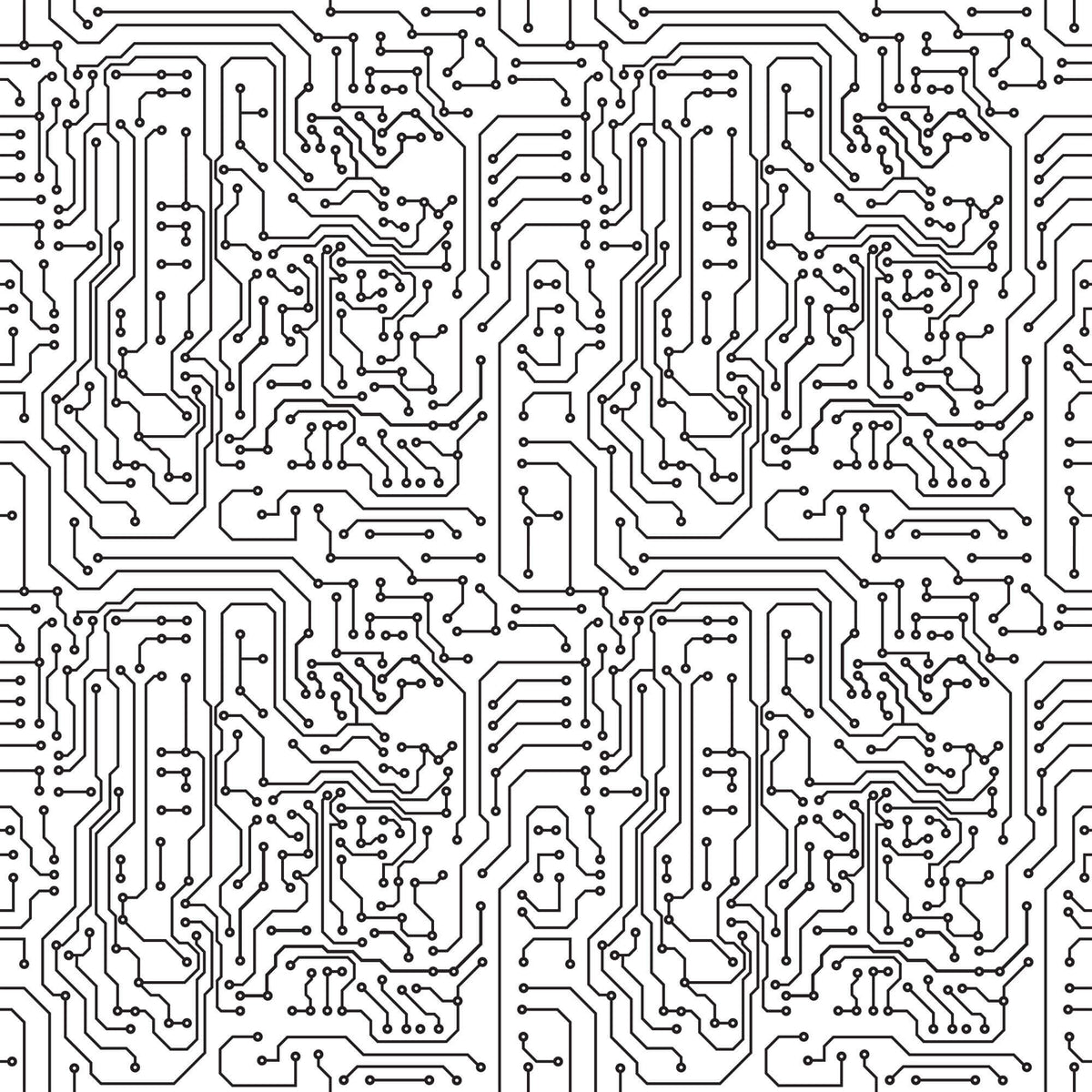 White Pattern Themed Removable Wallpaper | Walls By Me